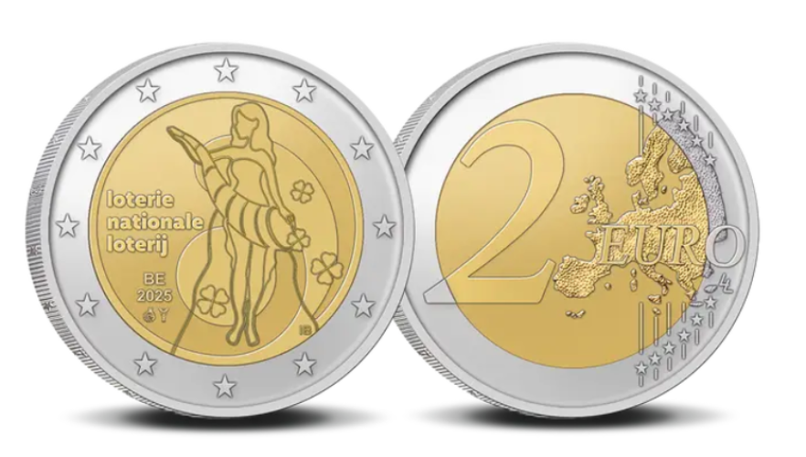 Eurocommemorative | 2 Euros Commémorative Belgique 2025 "Loterie Nationale"